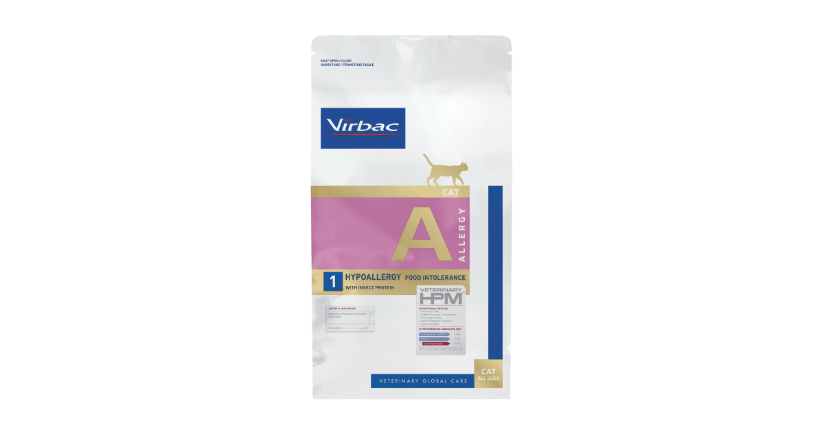 A1 Pienso Hypoallergy - Gatos con intolerancia alimentaria - Virbac Spain