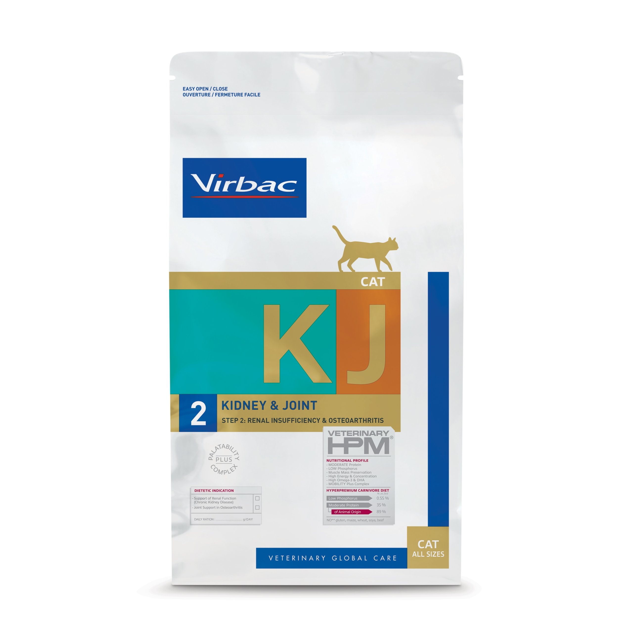 KJ2 Kidney & Joint Gato – Pienso Enfermedad renal crónica - Virbac Spain